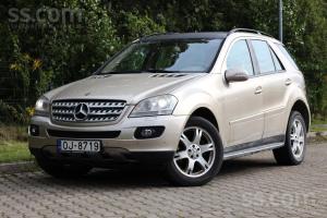 Желтый Мерседес МЛ 320 2007 в Рига, объемом двигателя 3.00 л и пробегом 376 тыс. км за 3495 €, фото  на AUTOMOTO.COM.LV