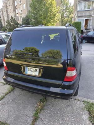 Melns Mercedes-Benz ML 350 2003 Kauņa, ar dzinēja tilpumu 3.50 L un nobraukumu 220 tūkst. km par 1500 €, foto 6 vietnē AUTOMOTO.COM.LV