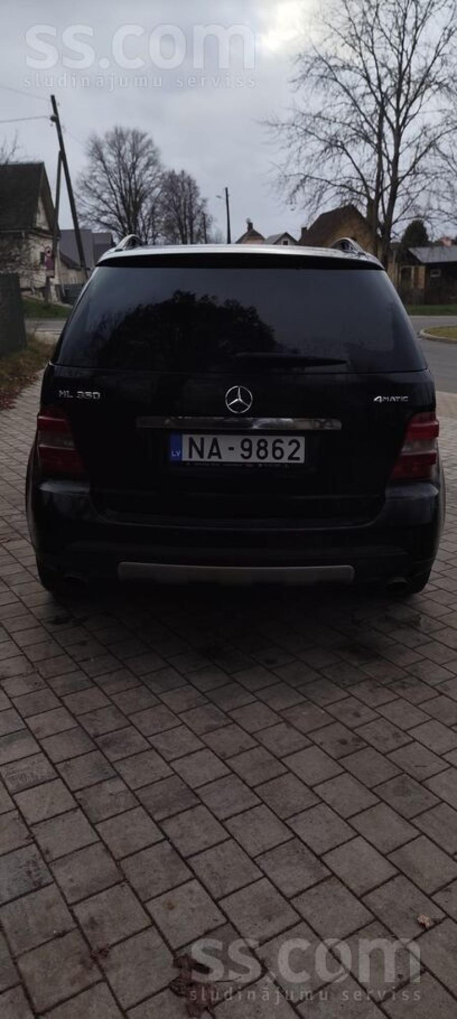 Melns Mercedes-Benz ML 350 2006 Rīga, ar dzinēja tilpumu 3.50 L un nobraukumu 316 tūkst. km par 6600 €, foto 5 vietnē AUTOMOTO.COM.LV