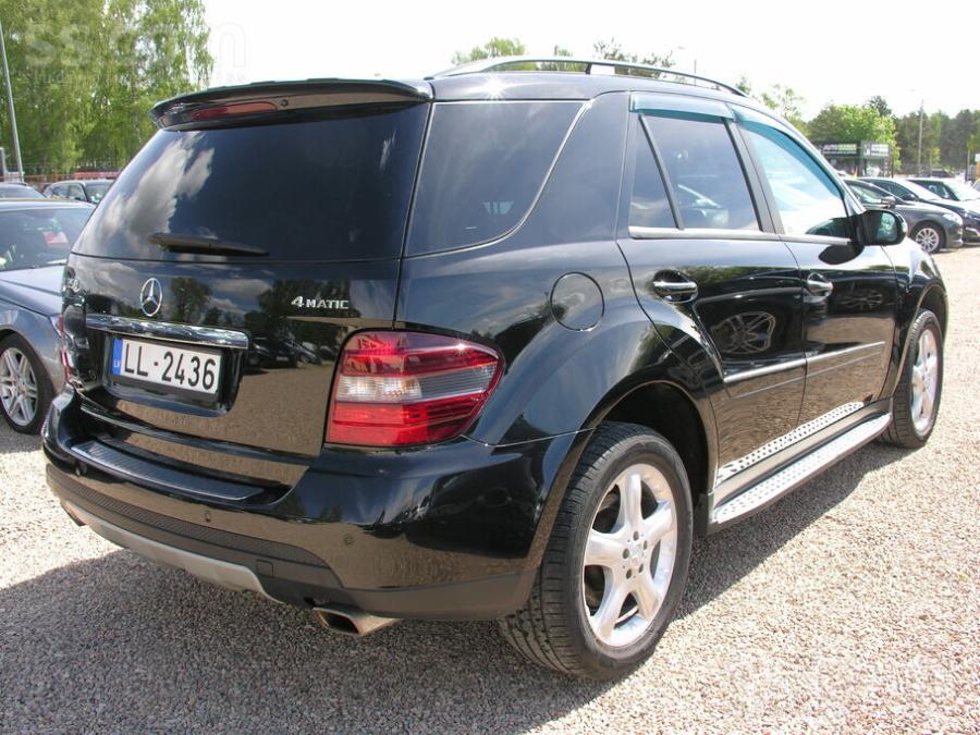 Melns Mercedes-Benz ML 350 2007 Rīga, ar dzinēja tilpumu 3.50 L un nobraukumu 0 tūkst. km par 5950 €, foto 4 vietnē AUTOMOTO.COM.LV