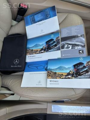 Black Mercedes-Benz ML 350 2008 in Riga, with an engine capacity of 3.50 L and mileage of 205 thousand km for 5000 €, photo 33 on AUTOMOTO.COM.LV