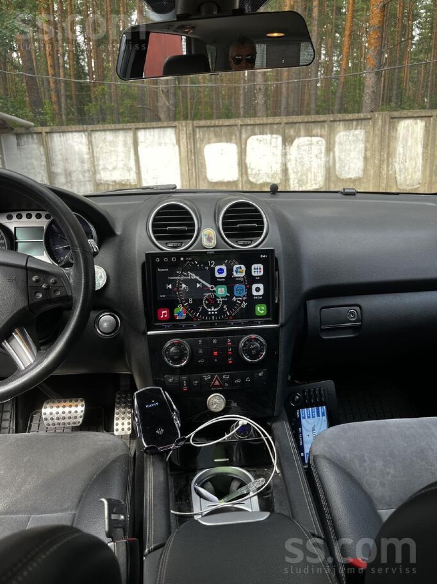 Melns Mercedes-Benz ML 350 2008 Rīga, ar dzinēja tilpumu 3.50 L un nobraukumu 250 tūkst. km par 6500 €, foto 12 vietnē AUTOMOTO.COM.LV
