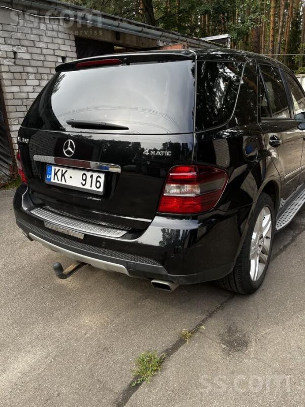 Melns Mercedes-Benz ML 350 2008 Rīga, ar dzinēja tilpumu 3.50 L un nobraukumu 250 tūkst. km par 6500 €, foto 8 vietnē AUTOMOTO.COM.LV