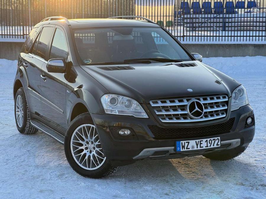 Melns Mercedes-Benz ML 350 2009 Jonava, ar dzinēja tilpumu 3.00 L un nobraukumu 285 tūkst. km par 9650 €, foto 14 vietnē AUTOMOTO.COM.LV