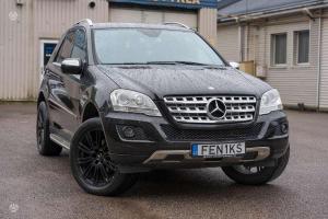Black Mercedes-Benz ML 350 2010 in Vilnius, with an engine capacity of 2.99 L and mileage of 360 thousand km for 7990 €, photo  on AUTOMOTO.COM.LV
