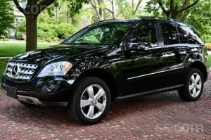 Black Mercedes-Benz ML 350 2011 in Aluksne, with an engine capacity of 3.00 L and mileage of 0 thousand km for 15000 €, photo  on AUTOMOTO.COM.LV