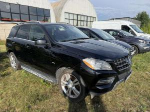 Melns Mercedes-Benz ML 350 2011 Viļņa, ar dzinēja tilpumu 3.50 L un nobraukumu 175 tūkst. km par 6500 €, foto  vietnē AUTOMOTO.COM.LV