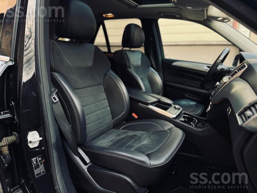 Black Mercedes-Benz ML 350 2012 in Cesis, with an engine capacity of 3.00 L and mileage of 0 thousand km for 14990 €, photo 13 on AUTOMOTO.COM.LV