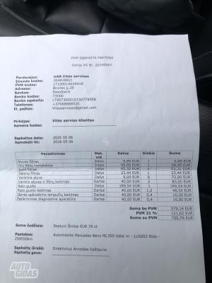 Melns Mercedes-Benz ML 350 2012 Klaipėda, ar dzinēja tilpumu 3.00 L un nobraukumu 260 tūkst. km par 12800 €, foto 18 vietnē AUTOMOTO.COM.LV