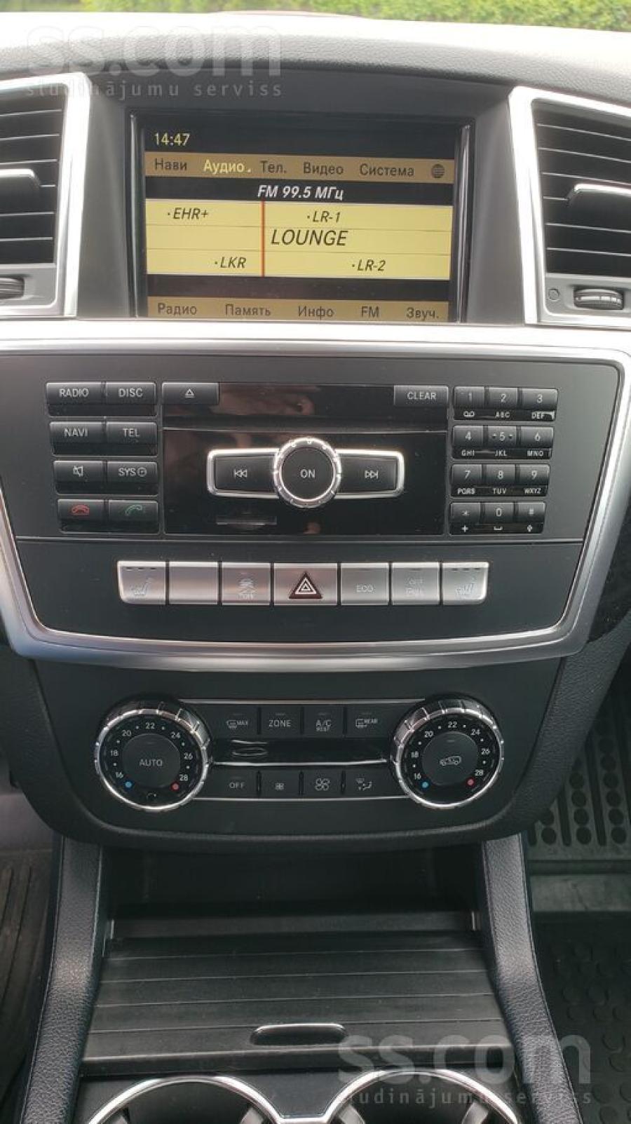 Melns Mercedes-Benz ML 350 2012 Rīga, ar dzinēja tilpumu 3.00 L un nobraukumu 245 tūkst. km par 16500 €, foto 9 vietnē AUTOMOTO.COM.LV