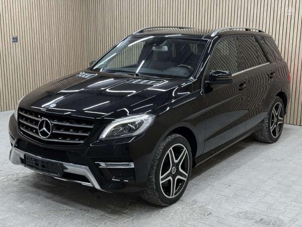 Black Mercedes-Benz ML 350 2014 in Marijampole, with an engine capacity of 2.99 L and mileage of 231 thousand km for 16850 €, photo 10 on AUTOMOTO.COM.LV