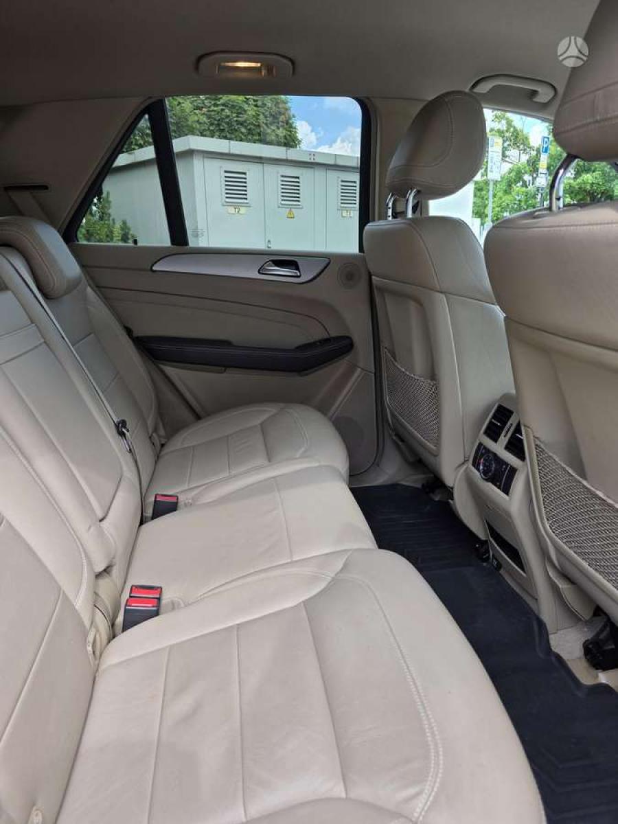 Melns Mercedes-Benz ML 350 2015 Viļņa, ar dzinēja tilpumu 2.99 L un nobraukumu 252 tūkst. km par 17000 €, foto 22 vietnē AUTOMOTO.COM.LV