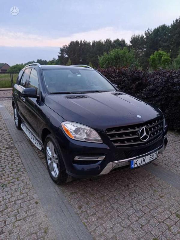 Zils Mercedes-Benz ML 350 2014 Palanga, ar dzinēja tilpumu 3.50 L un nobraukumu 112 tūkst. km par 16500 €, foto 1 vietnē AUTOMOTO.COM.LV