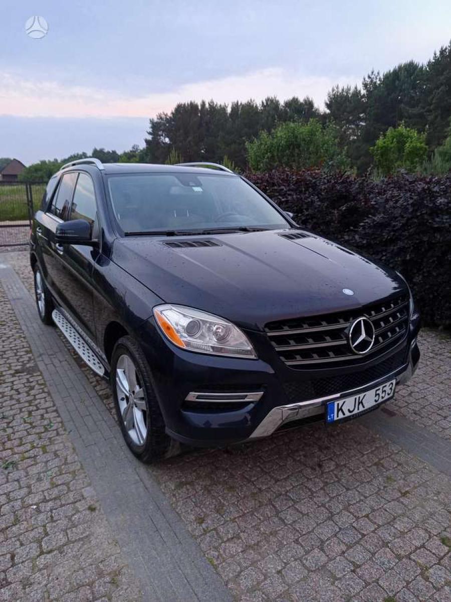 Zils Mercedes-Benz ML 350 2014 Palanga, ar dzinēja tilpumu 3.50 L un nobraukumu 112 tūkst. km par 16500 €, foto 1 vietnē AUTOMOTO.COM.LV