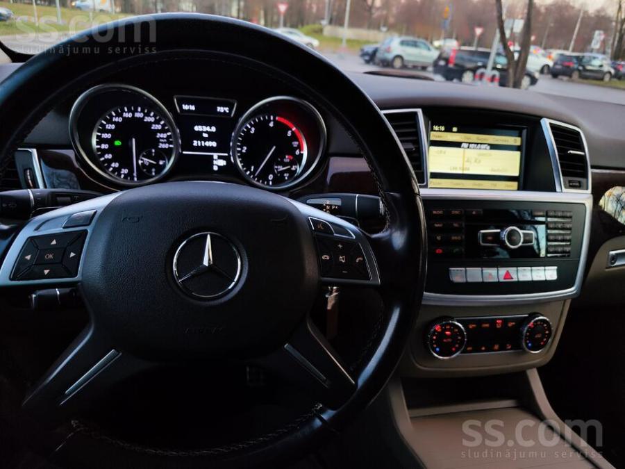Brūns Mercedes-Benz ML 350 2013 Rīga, ar dzinēja tilpumu 3.00 L un nobraukumu 211 tūkst. km par 16500 €, foto 13 vietnē AUTOMOTO.COM.LV