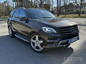 Коричневый Мерседес МЛ 350 2014 в Даугавпилс, объемом двигателя 3.00 л и пробегом 0 тыс. км за 18550 €, фото  на AUTOMOTO.COM.LV