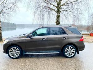Brown Mercedes-Benz ML 350 2015 in Riga, with an engine capacity of 3.00 L and mileage of 248 thousand km for 19600 €, photo 8 on AUTOMOTO.COM.LV