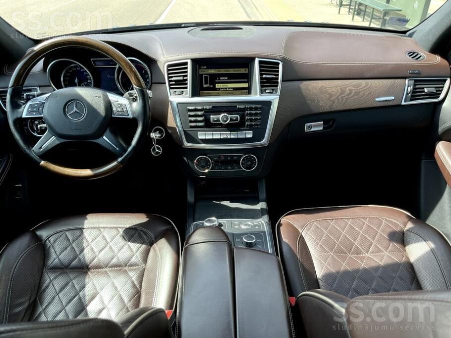 Brown Mercedes-Benz ML 350 2012 in Riga, with an engine capacity of 3.00 L and mileage of 0 thousand km for 16500 €, photo 16 on AUTOMOTO.COM.LV
