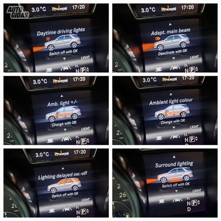 Mercedes-Benz ML 350 2013 in Panevezys, with an engine capacity of 3.50 L and mileage of 140 thousand km for 12500 €, photo 31 on AUTOMOTO.COM.LV