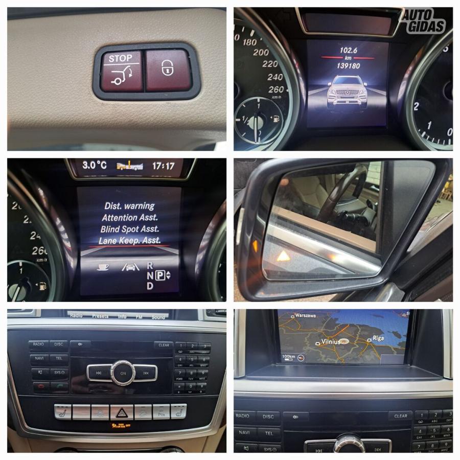 Mercedes-Benz ML 350 2013 in Panevezys, with an engine capacity of 3.50 L and mileage of 140 thousand km for 12500 €, photo 33 on AUTOMOTO.COM.LV