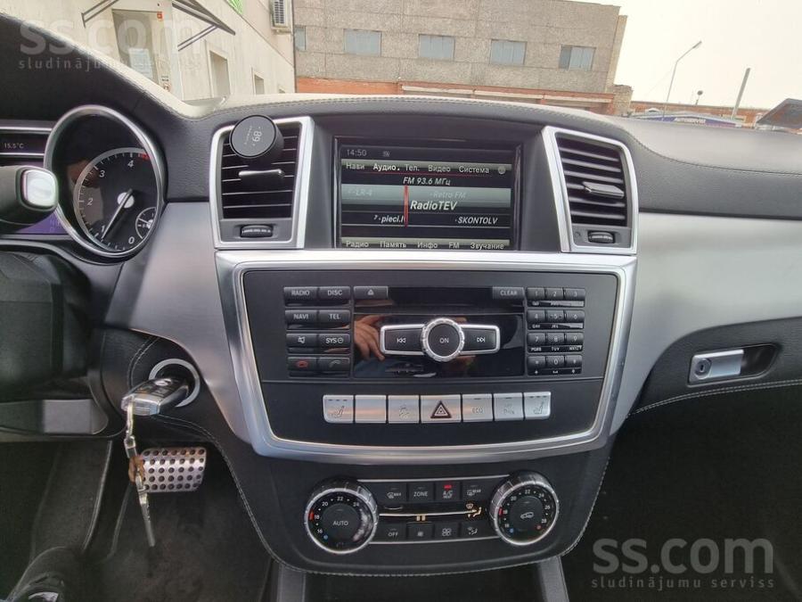 Mercedes-Benz ML 350 2014 in Daugavpils, with an engine capacity of 3.00 L and mileage of 265 thousand km for 17800 €, photo 9 on AUTOMOTO.COM.LV