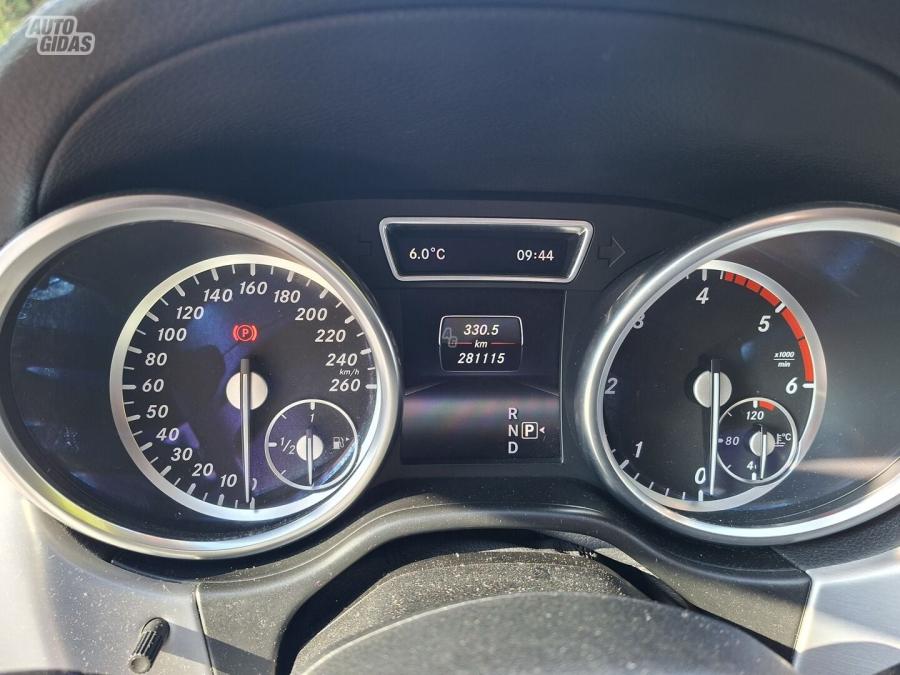 Mercedes-Benz ML 350 2015 in Kaunas, with an engine capacity of 3.00 L and mileage of 281 thousand km for 14800 €, photo 11 on AUTOMOTO.COM.LV
