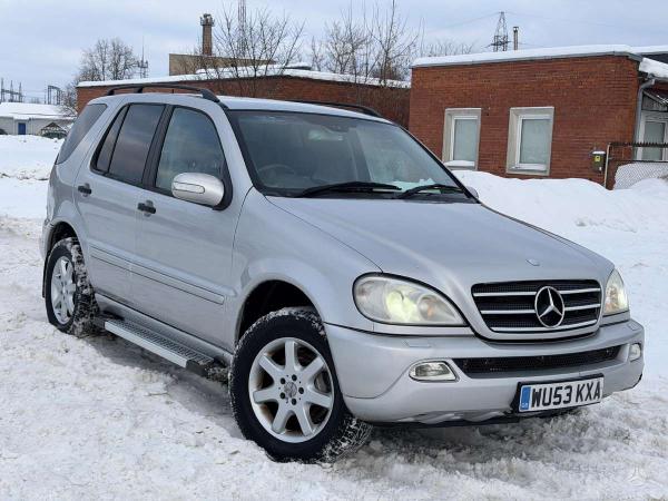 Pelēks Mercedes-Benz ML 350 2003 Utena, ar dzinēja tilpumu 3.72 L un nobraukumu 156 tūkst. km par 2490 €, foto 1 vietnē AUTOMOTO.COM.LV