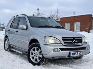 Pelēks Mercedes-Benz ML 350 2003 Utena, ar dzinēja tilpumu 3.72 L un nobraukumu 156 tūkst. km par 2490 €, foto 2 vietnē AUTOMOTO.COM.LV