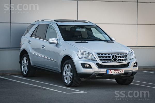 Grey Mercedes-Benz ML 350 2009 in Riga, with an engine capacity of 3.00 L and mileage of 251 thousand km for 9300 €, photo 4 on AUTOMOTO.COM.LV