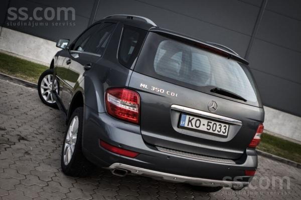 Pelēks Mercedes-Benz ML 350 2011 Rīga, ar dzinēja tilpumu 3.00 L un nobraukumu 322 tūkst. km par 9490 €, foto 7 vietnē AUTOMOTO.COM.LV