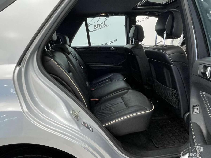 Grey Mercedes-Benz ML 350 2011 in Vilnius, with an engine capacity of 2.99 L and mileage of 394 thousand km for 6500 €, photo 11 on AUTOMOTO.COM.LV