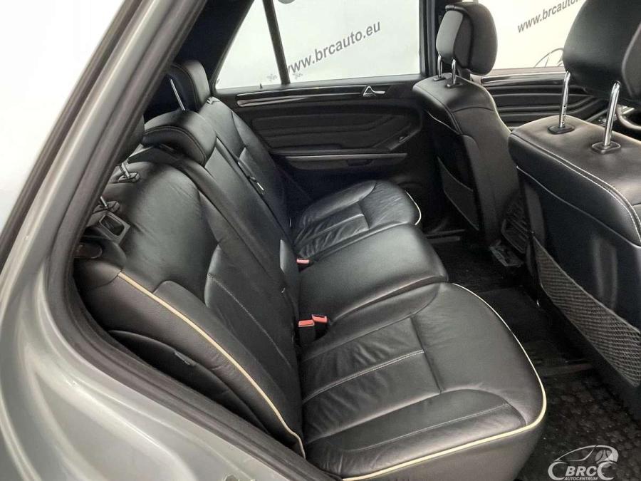 Grey Mercedes-Benz ML 350 2011 in Vilnius, with an engine capacity of 2.99 L and mileage of 394 thousand km for 6500 €, photo 12 on AUTOMOTO.COM.LV