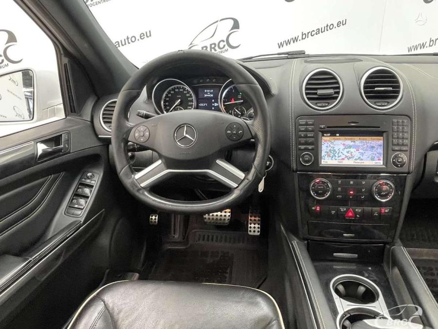 Grey Mercedes-Benz ML 350 2011 in Vilnius, with an engine capacity of 2.99 L and mileage of 394 thousand km for 6500 €, photo 15 on AUTOMOTO.COM.LV