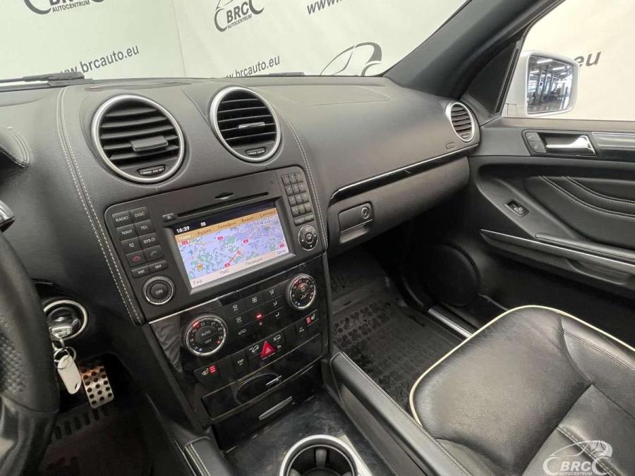 Grey Mercedes-Benz ML 350 2011 in Vilnius, with an engine capacity of 2.99 L and mileage of 394 thousand km for 6500 €, photo 27 on AUTOMOTO.COM.LV