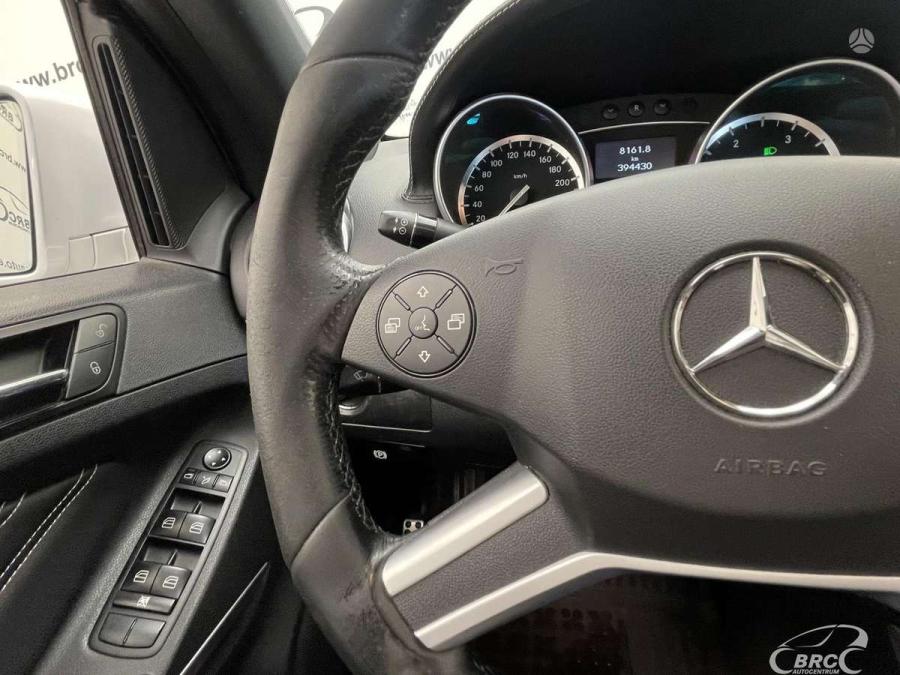 Grey Mercedes-Benz ML 350 2011 in Vilnius, with an engine capacity of 2.99 L and mileage of 394 thousand km for 6500 €, photo 31 on AUTOMOTO.COM.LV