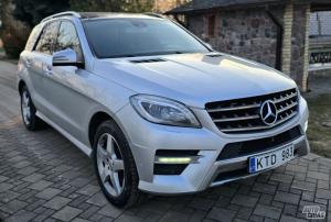 Grey Mercedes-Benz ML 350 2013 in Siauliai, with an engine capacity of 3.00 L and mileage of 237 thousand km for 13500 €, photo 4 on AUTOMOTO.COM.LV