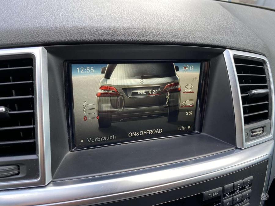 Grey Mercedes-Benz ML 350 2013 in Marijampole, with an engine capacity of 2.99 L and mileage of 260 thousand km for 14850 €, photo 39 on AUTOMOTO.COM.LV
