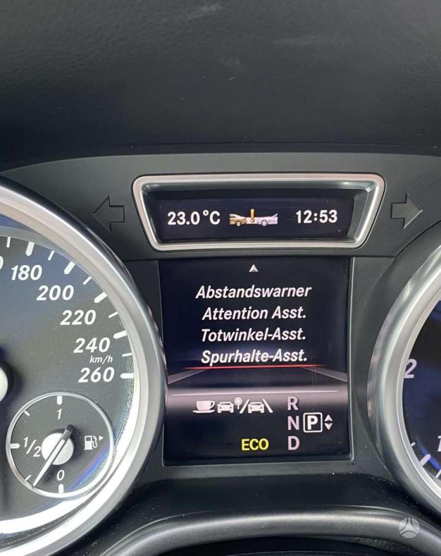 Grey Mercedes-Benz ML 350 2013 in Marijampole, with an engine capacity of 2.99 L and mileage of 260 thousand km for 14850 €, photo 42 on AUTOMOTO.COM.LV