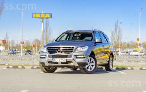 Grey Mercedes-Benz ML 350 2013 in Riga, with an engine capacity of 3.00 L and mileage of 299 thousand km for 12490 €, photo  on AUTOMOTO.COM.LV
