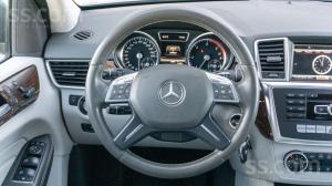 Grey Mercedes-Benz ML 350 2013 in Riga, with an engine capacity of 3.00 L and mileage of 299 thousand km for 12490 €, photo 14 on AUTOMOTO.COM.LV
