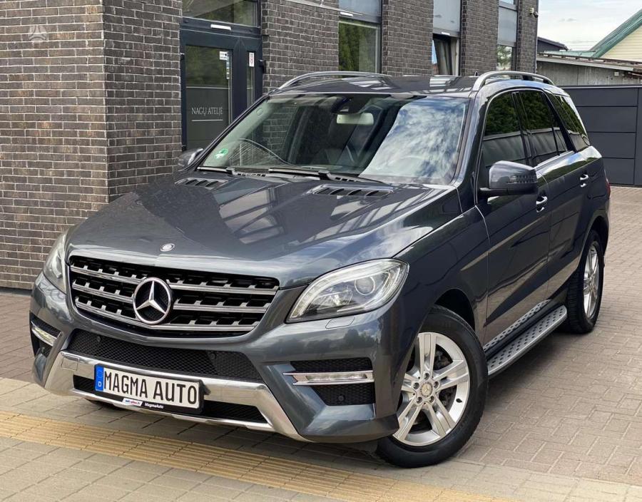 Pelēks Mercedes-Benz ML 350 2013 Marijampole, ar dzinēja tilpumu 2.99 L un nobraukumu 260 tūkst. km par 14999 €, foto 12 vietnē AUTOMOTO.COM.LV