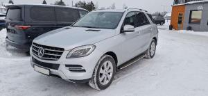 Pelēks Mercedes-Benz ML 350 2014 Viļņa, ar dzinēja tilpumu 2.99 L un nobraukumu 249 tūkst. km par 15900 €, foto  vietnē AUTOMOTO.COM.LV