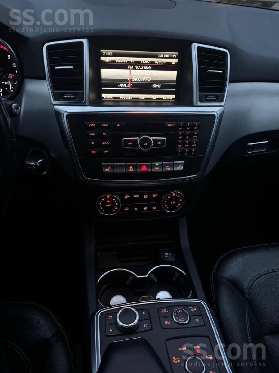 Pelēks Mercedes-Benz ML 350 2014 Rīga, ar dzinēja tilpumu 3.00 L un nobraukumu 289 tūkst. km par 13590 €, foto 25 vietnē AUTOMOTO.COM.LV