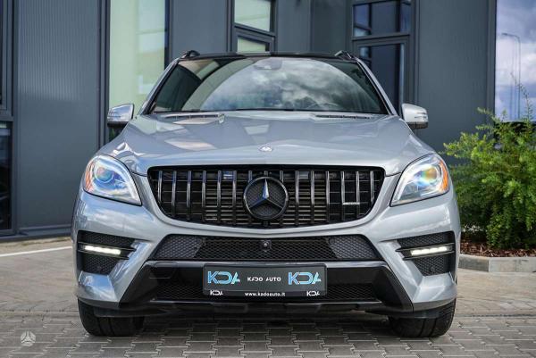 Pelēks Mercedes-Benz ML 350 2015 Kauņa, ar dzinēja tilpumu 2.99 L un nobraukumu 175 tūkst. km par 17950 €, foto 4 vietnē AUTOMOTO.COM.LV