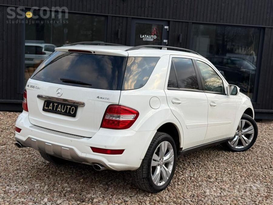 Balts Mercedes-Benz ML 350 2010 Rīga, ar dzinēja tilpumu 3.00 L un nobraukumu 262 tūkst. km par 7995 €, foto 6 vietnē AUTOMOTO.COM.LV