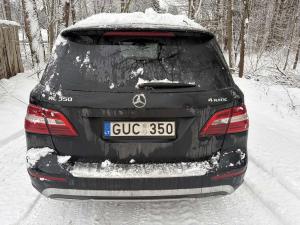 White Mercedes-Benz ML 350 2011 in Vilnius, with an engine capacity of 3.50 L and mileage of 180 thousand km for 9800 €, photo 5 on AUTOMOTO.COM.LV
