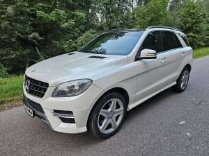 White Mercedes-Benz ML 350 2012 in Kaunas, with an engine capacity of 2.99 L and mileage of 180 thousand km for 15499 €, photo 3 on AUTOMOTO.COM.LV