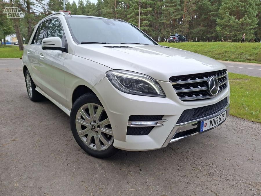 Белый Мерседес МЛ 350 2012 в Утена, объемом двигателя 3.00 л и пробегом 365 тыс. км за 10900 €, фото 3 на AUTOMOTO.COM.LV