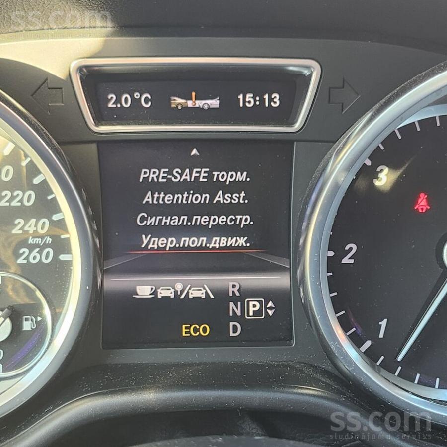Balts Mercedes-Benz ML 350 2013 Rīga, ar dzinēja tilpumu 3.00 L un nobraukumu 190 tūkst. km par 15100 €, foto 12 vietnē AUTOMOTO.COM.LV