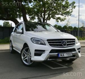 Balts Mercedes-Benz ML 350 2013 Rīga, ar dzinēja tilpumu 3.00 L un nobraukumu 227 tūkst. km par 15700 €, foto  vietnē AUTOMOTO.COM.LV
